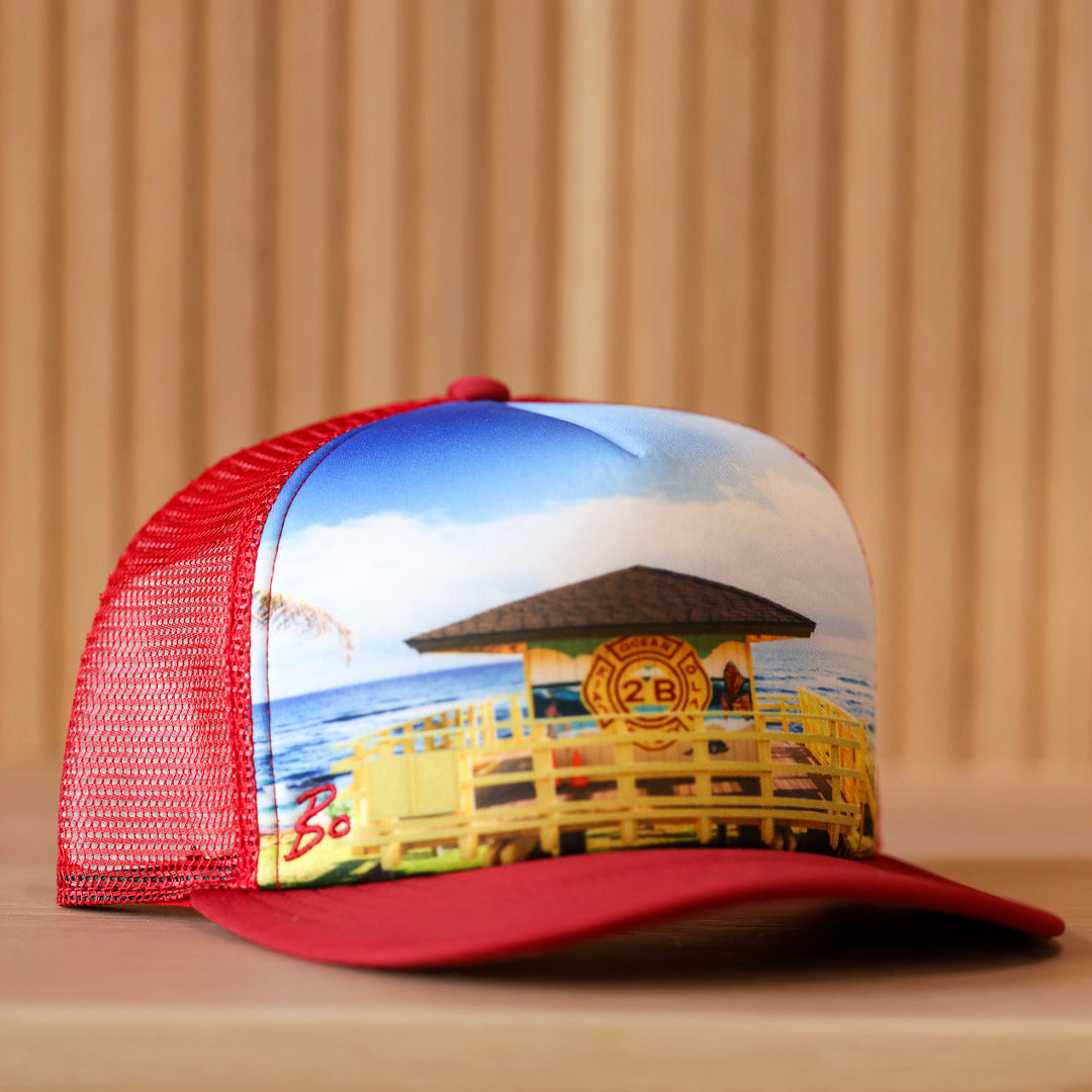 Built to Shield - Maui Lifeguard Tower Hat
