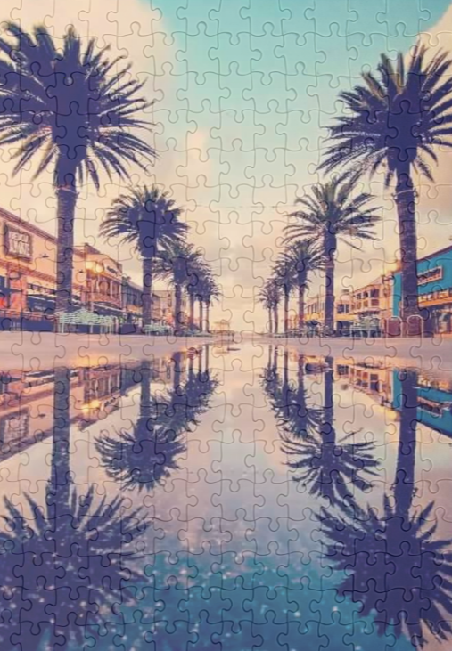 Great Puzzles with Photos of Sea, Beach, Ski, Surf and Snow